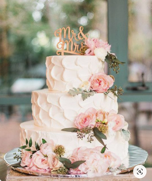 wedding cake blush